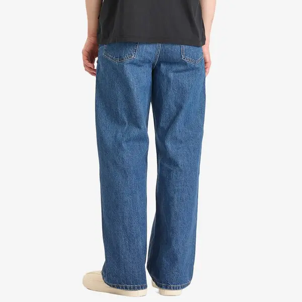 A.P.C. Aaron Wide Denim Jeans - Washed Indigo | Editorialist